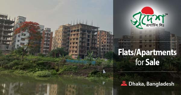 Flats/apartments for sale near Aftabnagar, Dhaka, Bangladesh