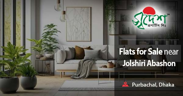 Flats for sale near Jolshiri Abashon, Purbachal, Dhaka