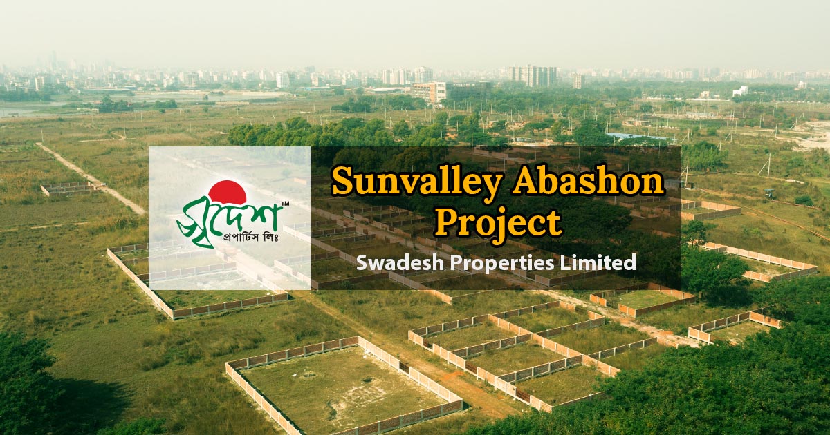 Sunvalley Abashon | Land Project in 100ft Madani Avenue, Badda, Dhaka